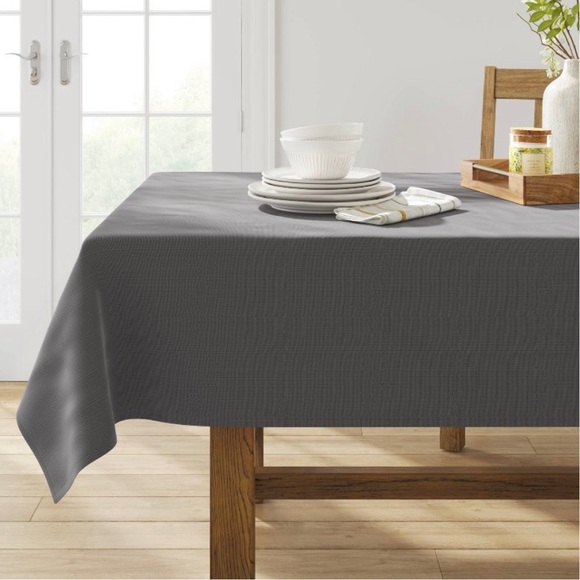 Threshold | Dining | Threshold Target Oblong Gray Tablecloth 6 X 84 ...